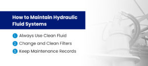 Hydraulic Fluid Filtration | Cleaning & Maintenance